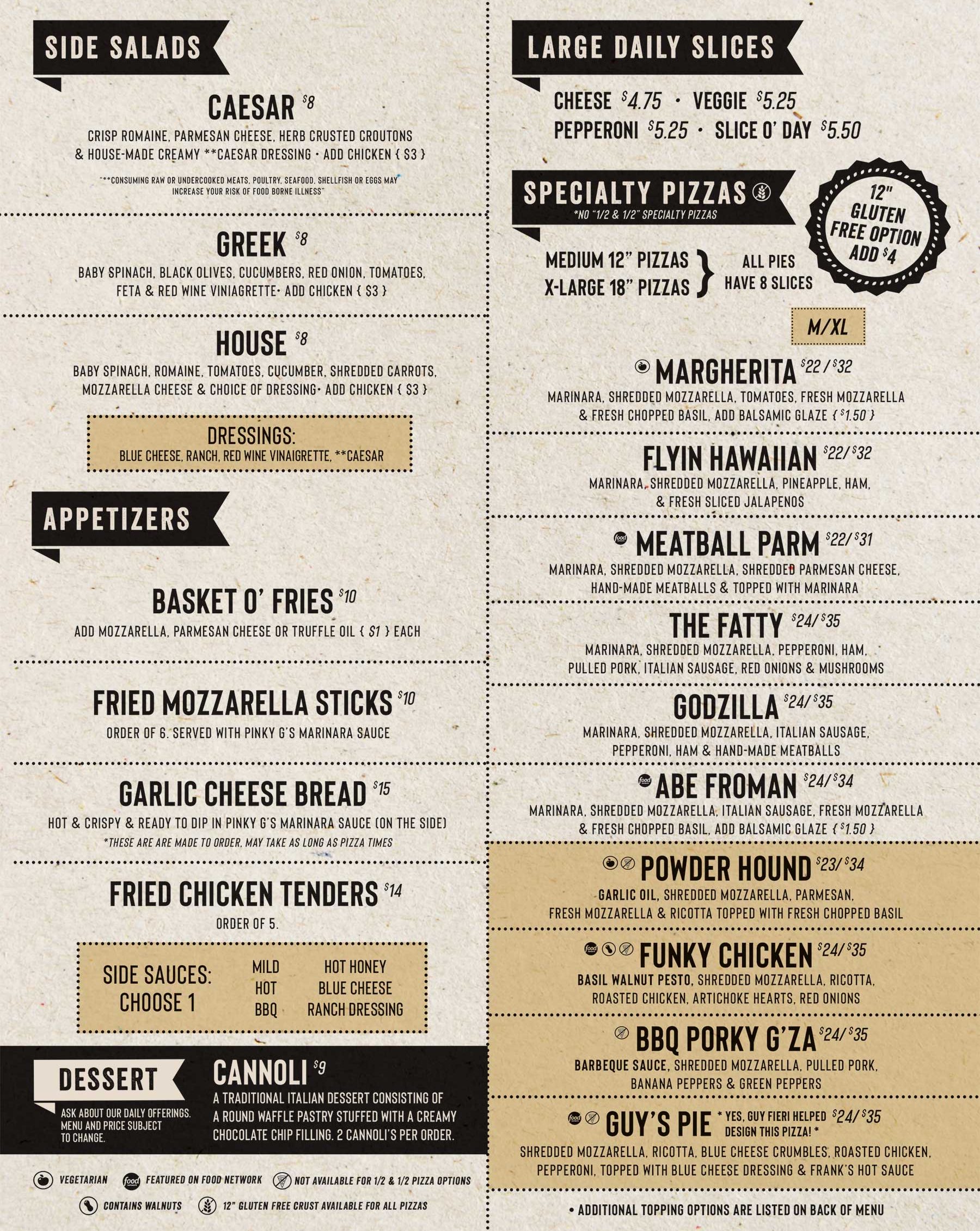 Pinky Gs Pizzeria – BEND, OREGON · Pinky G's Pizzeria